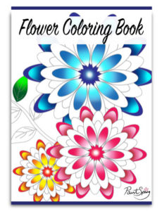 Printable Flower Adult Coloring Book {Get 3 Free Pages}