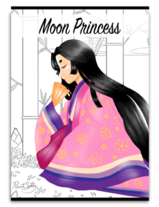 Printable Moon Princess Adult Coloring Book {Get 3 Free Pages}